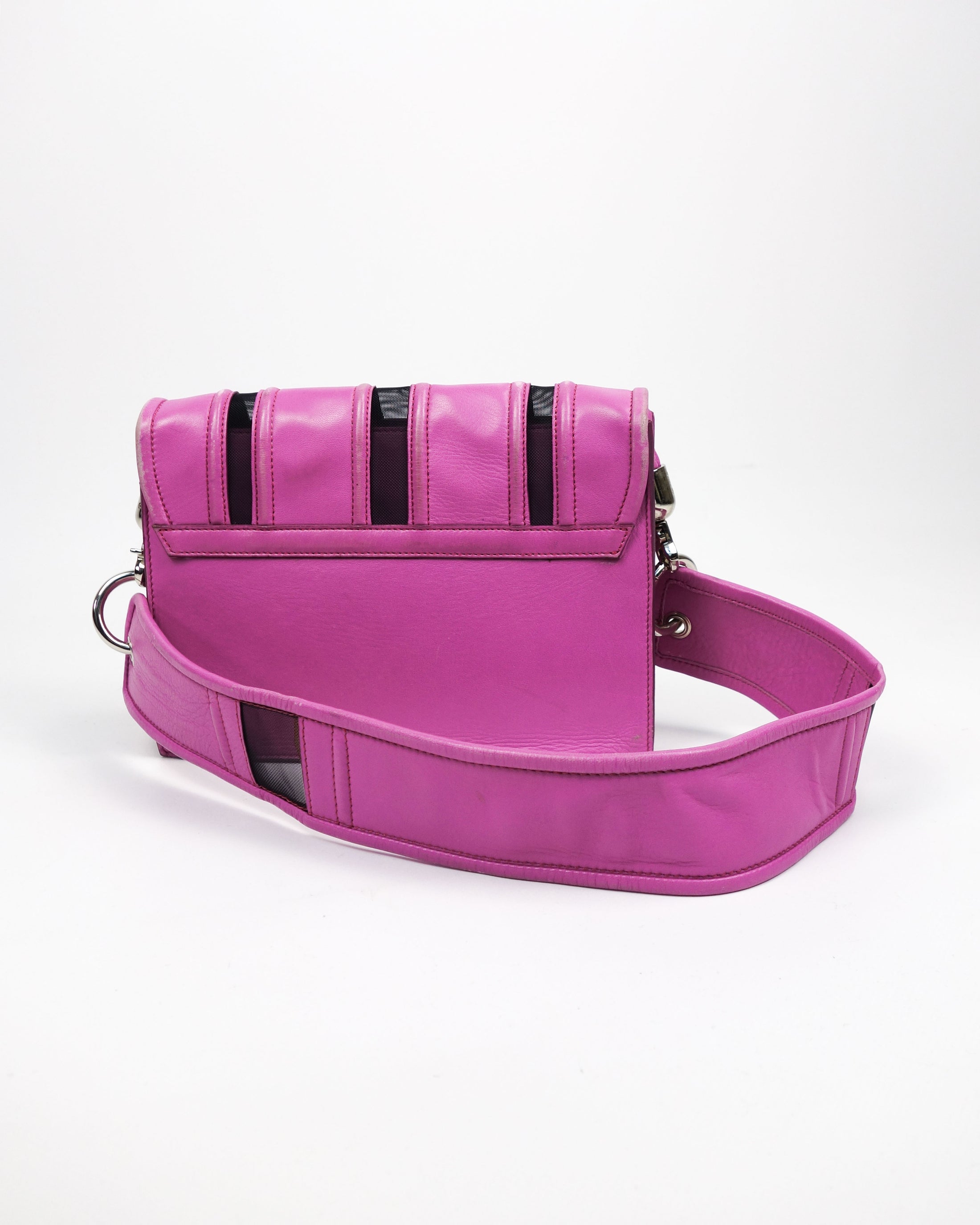 Versace Pink Squares Leather Bag 2000's – Vintage TTS