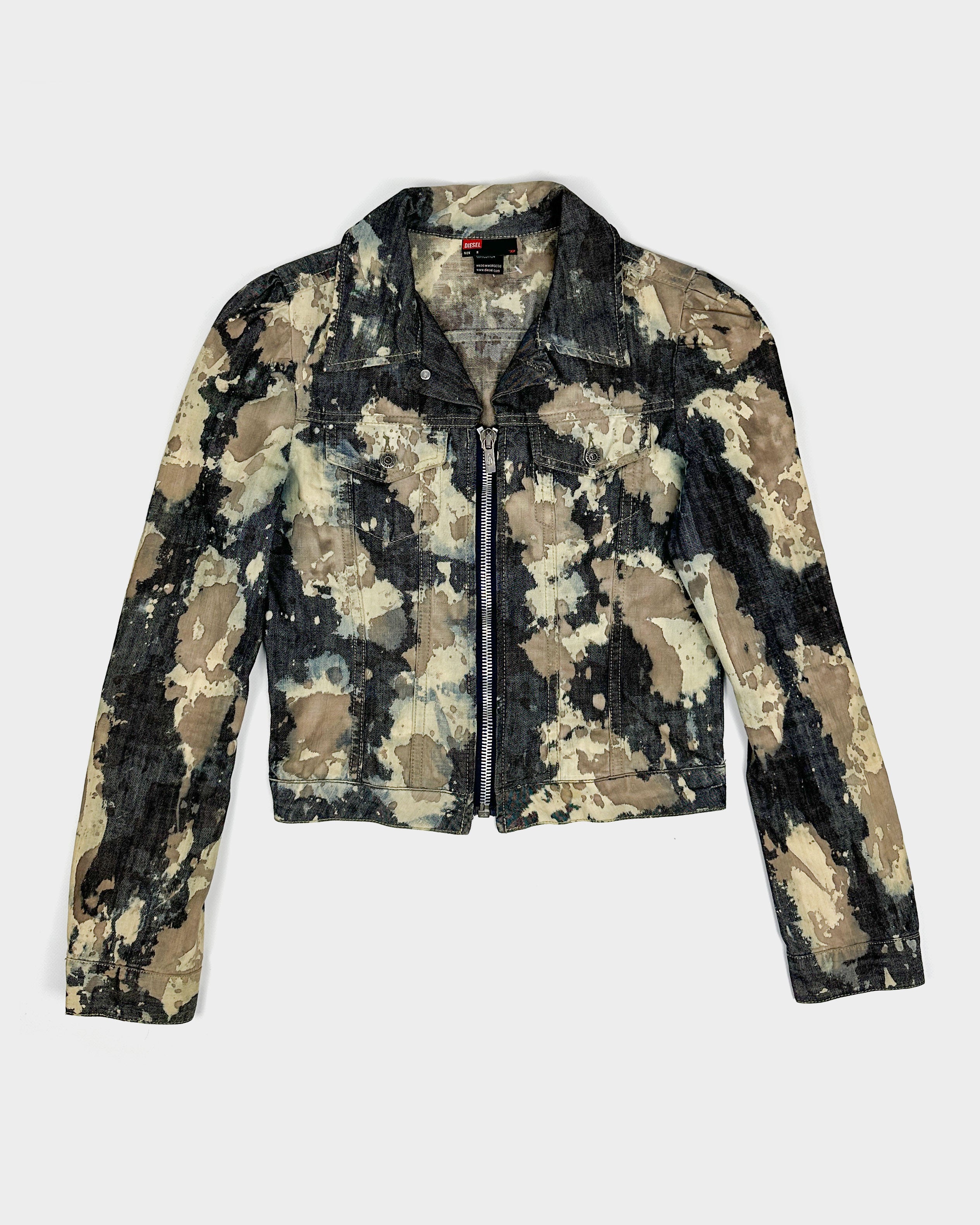 Diesel Splashed Denim Jacket 1990's – Vintage TTS